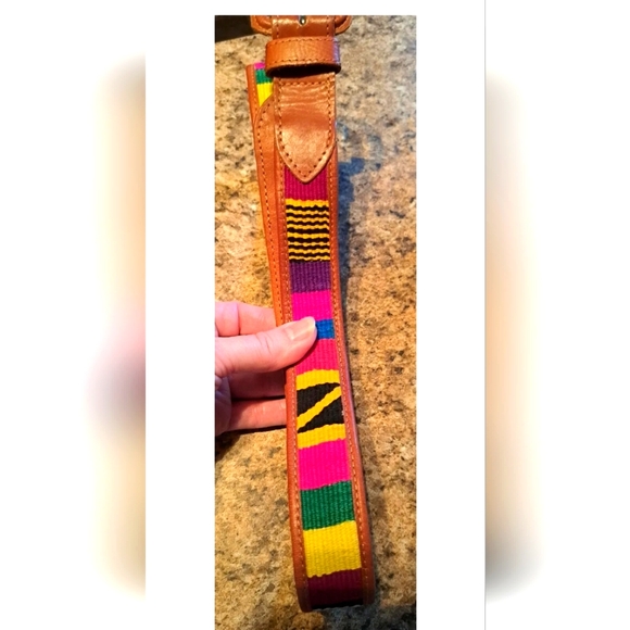 Faja Belt | Accessories | Native Guatemala Handwoven Leather Faja Belt ...